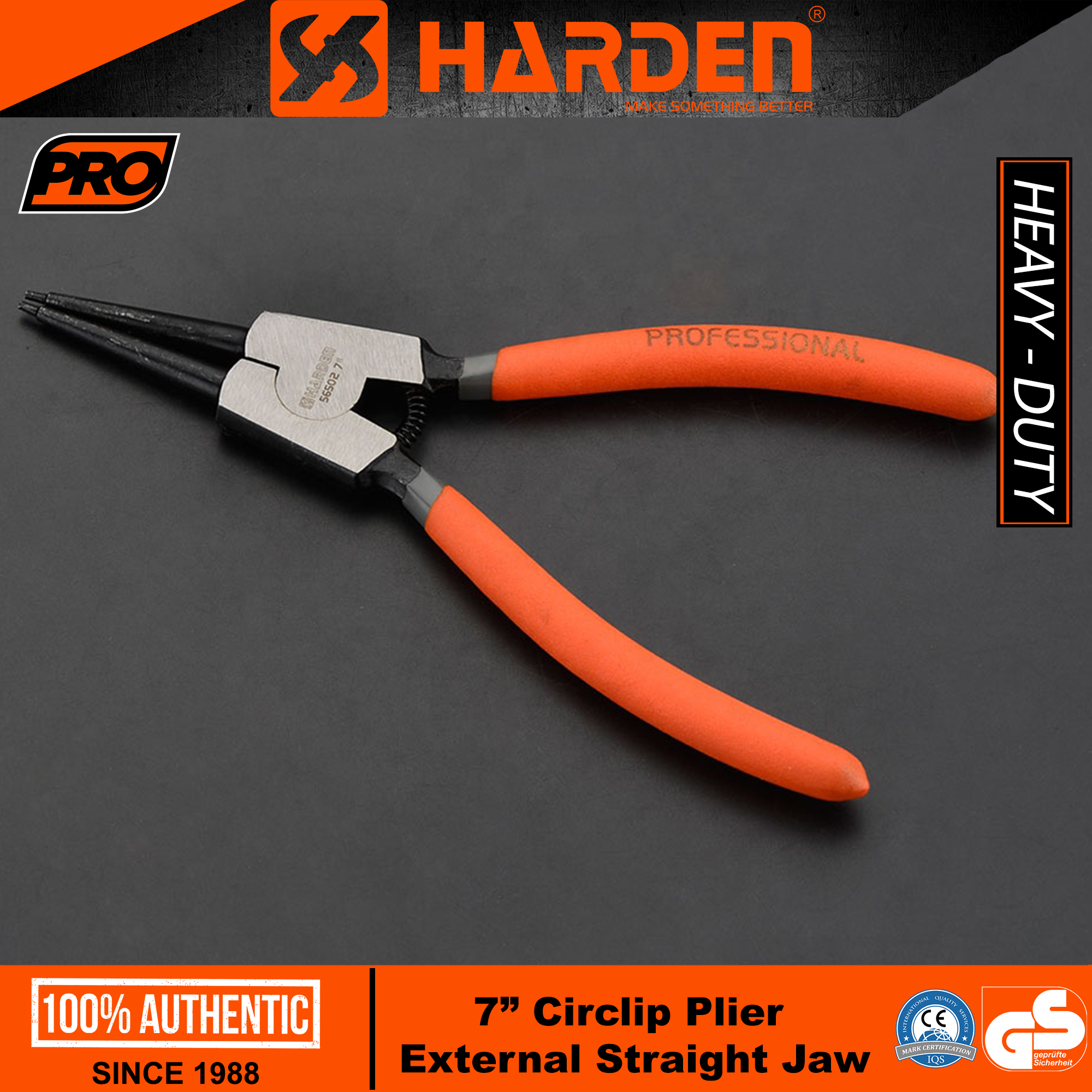 Harden 7", 9", 13" Circlip Plier External Straight Jaw (PROFESSIONAL ...