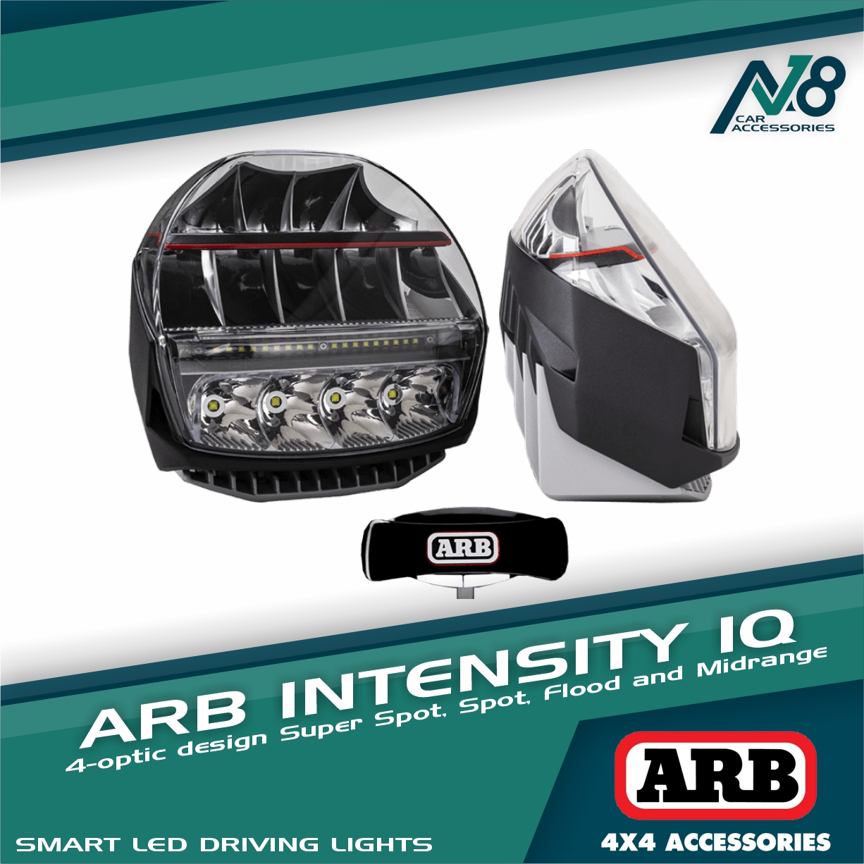 ARB Intensity IQ LED Light with wiring kit and Remote Genuine | Lazada PH