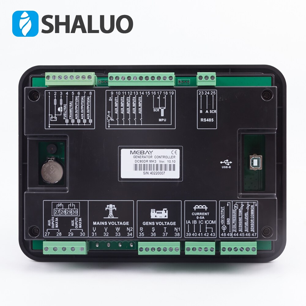 DC80D DC82DR MK3 AMF Start Stop Diesel Generator Controller Module LCD ...