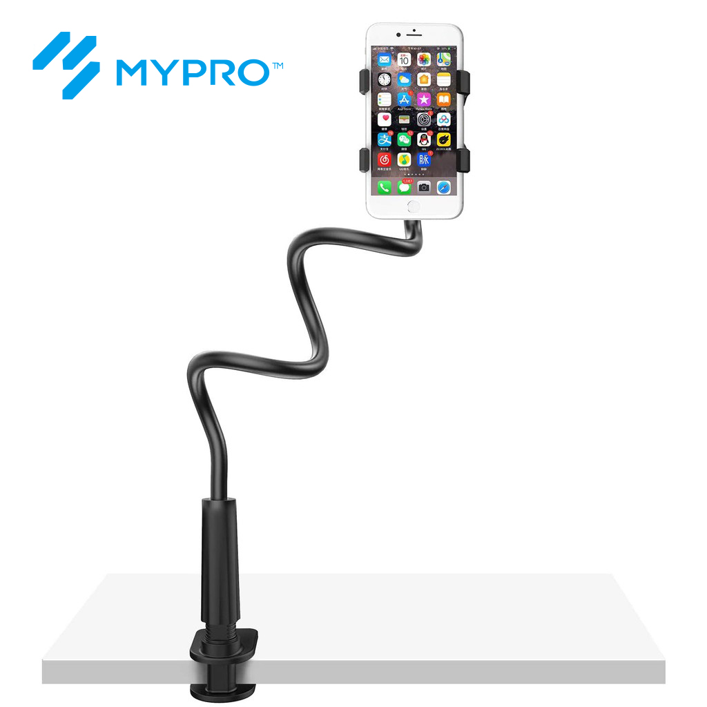 Mypro Universal Mobile Phone Clip Stand Flexible Long Arm Rotating ...