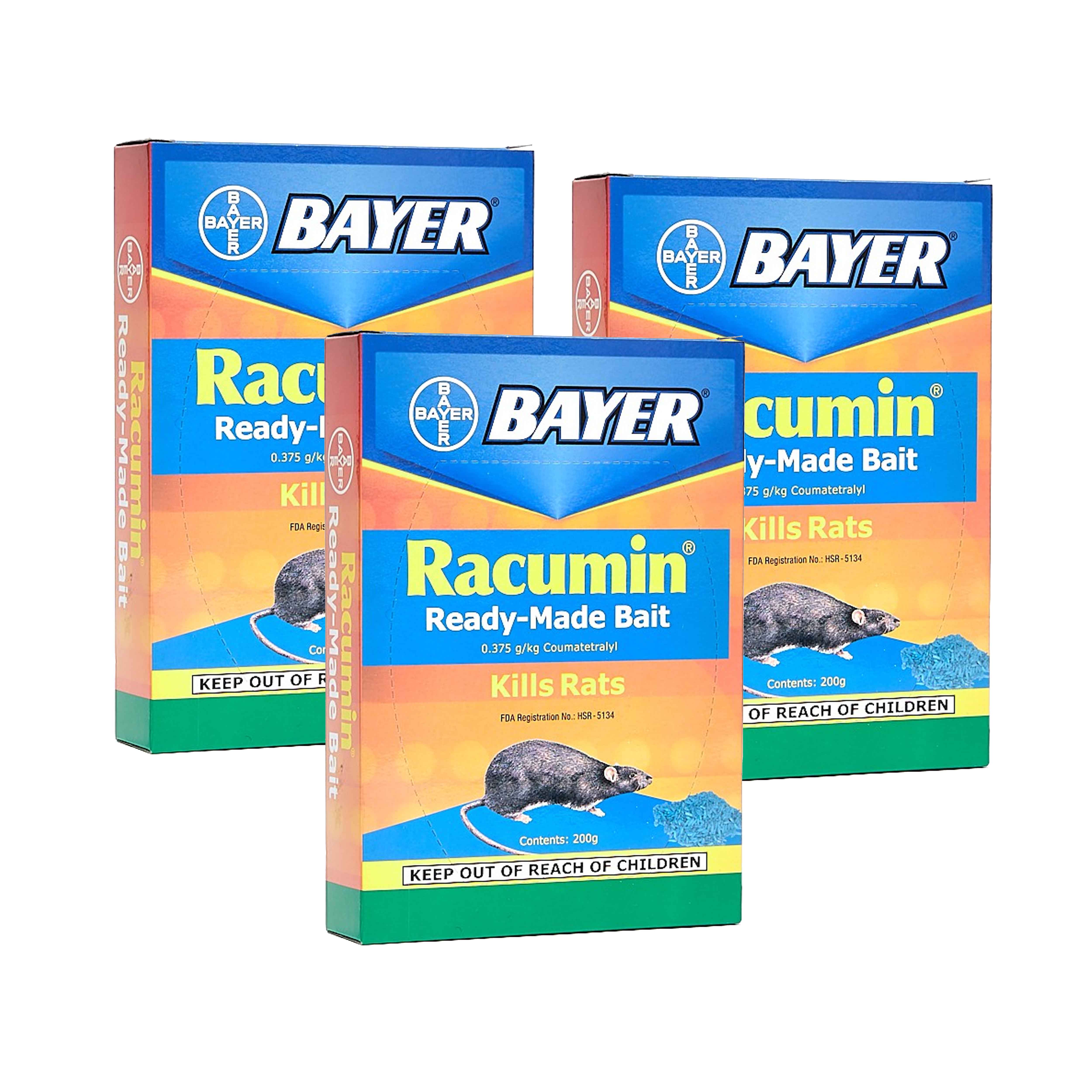 BAYER Racumin Ready Made Bait 3box (200g per box) | Lazada PH