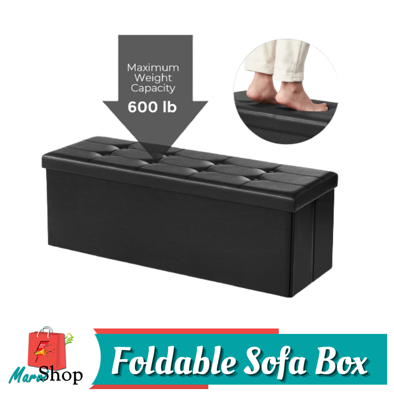 Foldable Sofa Box/ Rectangular Sofa Storage/ Stool Sit Sofa Folding Box ...