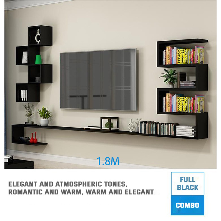 Wall TV Stand TV Cabinet Furniture Wall Mounted Cabinet TV rack | Lazada PH