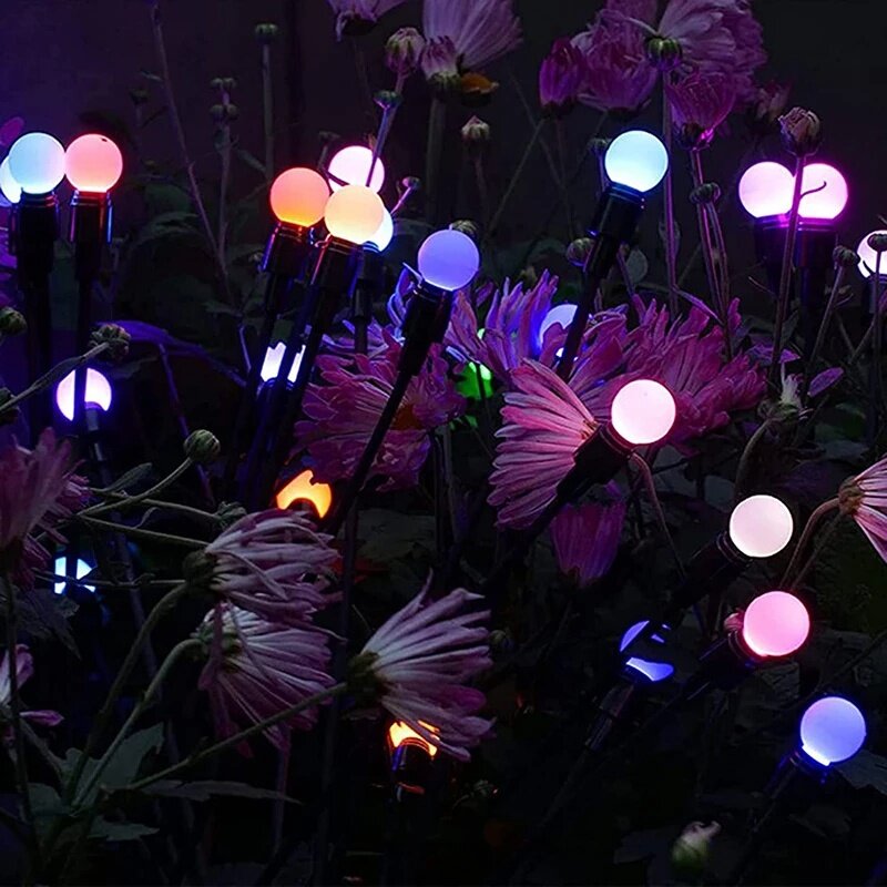 Solar LED Firefly Led Light Garden Lamps Lawn Stake Light Outdoor IP65 ...