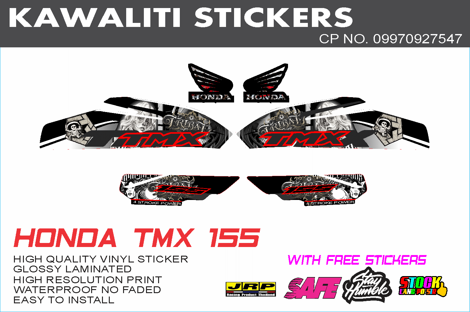 Honda TMX 125/155 Sticker Decals | Lazada PH