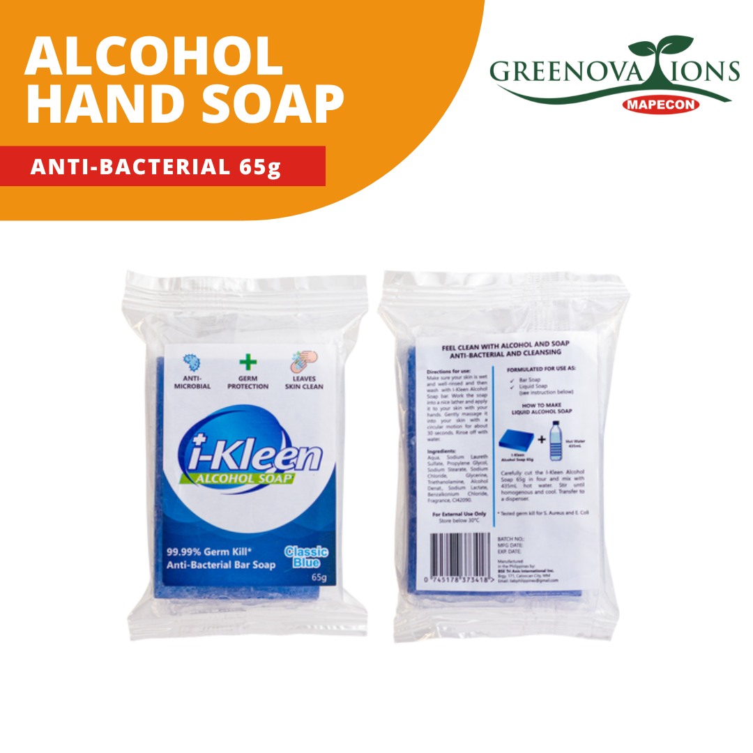 Alcohol Hand Soap | Anti Bacterial & Kills 99.9% of Germs (65g) | Lazada PH