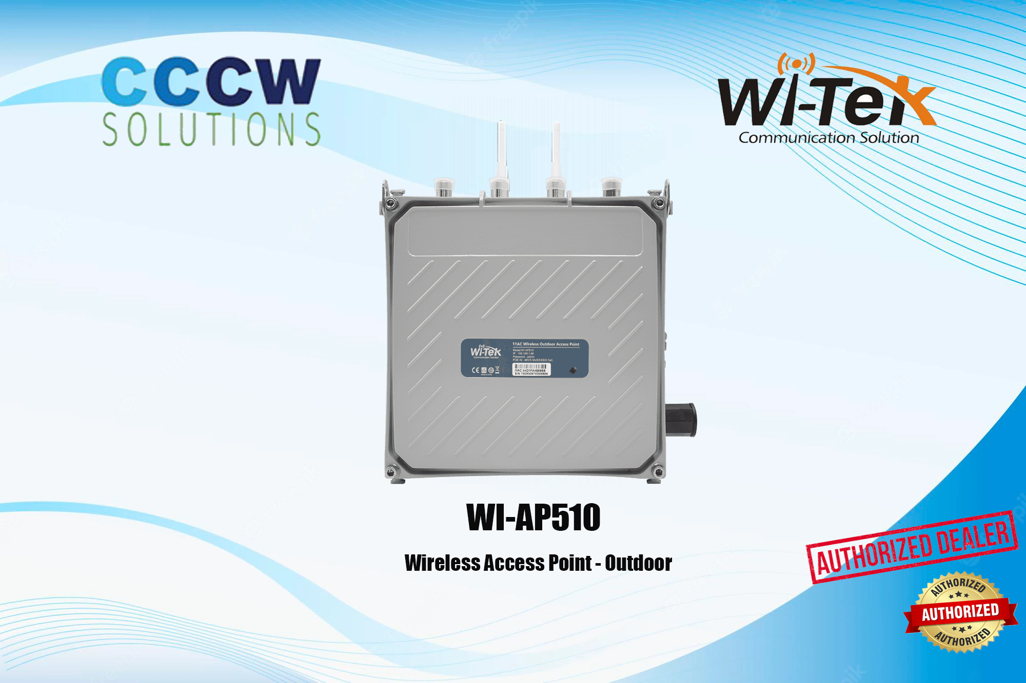 Witek WI-AP510 Wireless Access Point - Outdoor | Lazada PH