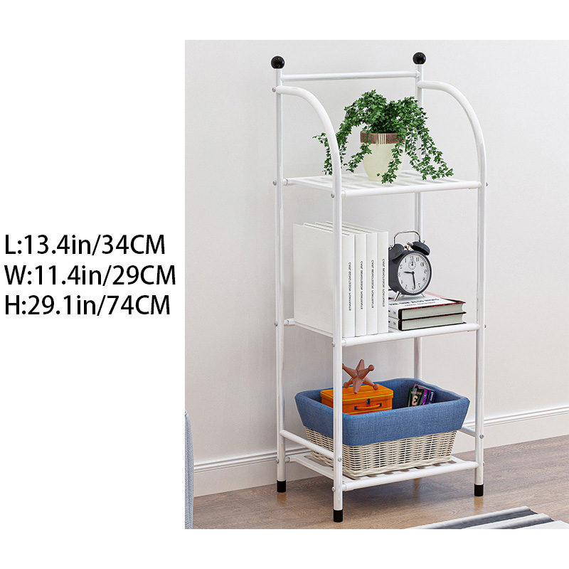 LOOGU 3/4/5 Layer Bathroom Rack Shelf Storage Organizer Bedroom Shoe ...