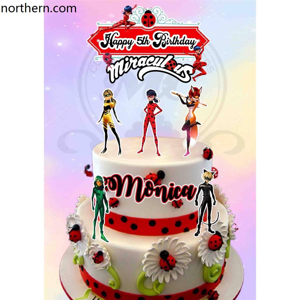 lady bug (miraculous) cake topper | Lazada PH