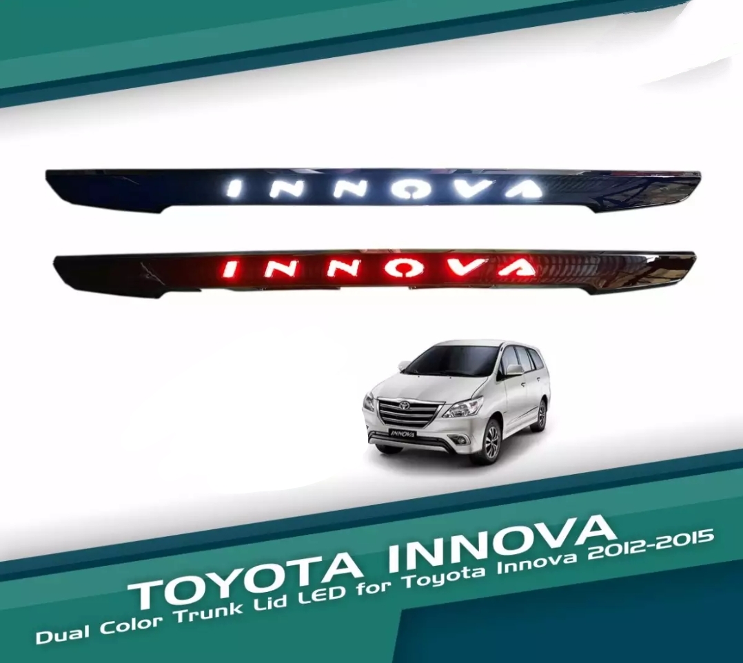 Toyota Innova Trunk Lid with LED Assembly 2012-2015 Accessories | Lazada PH