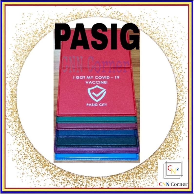 Vaccine Vaxx Card Holder (NCR cities) Makati QC Taguig Pasay Pasig Muntinlupa | Lazada PH