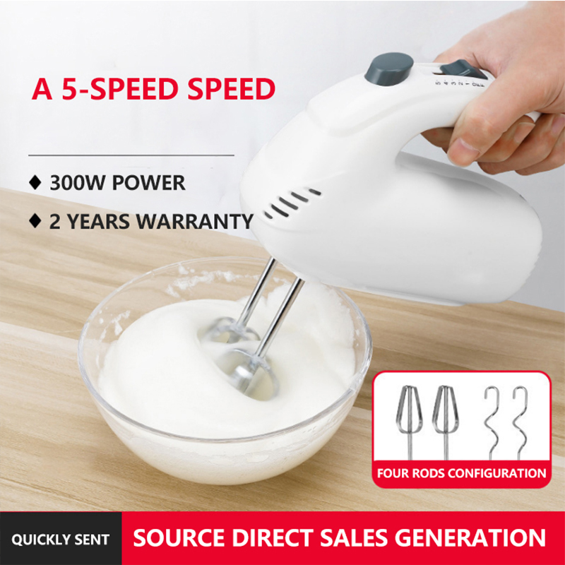 Quick hand mixer with chromed mixer and dough hook + free Del Monte ...