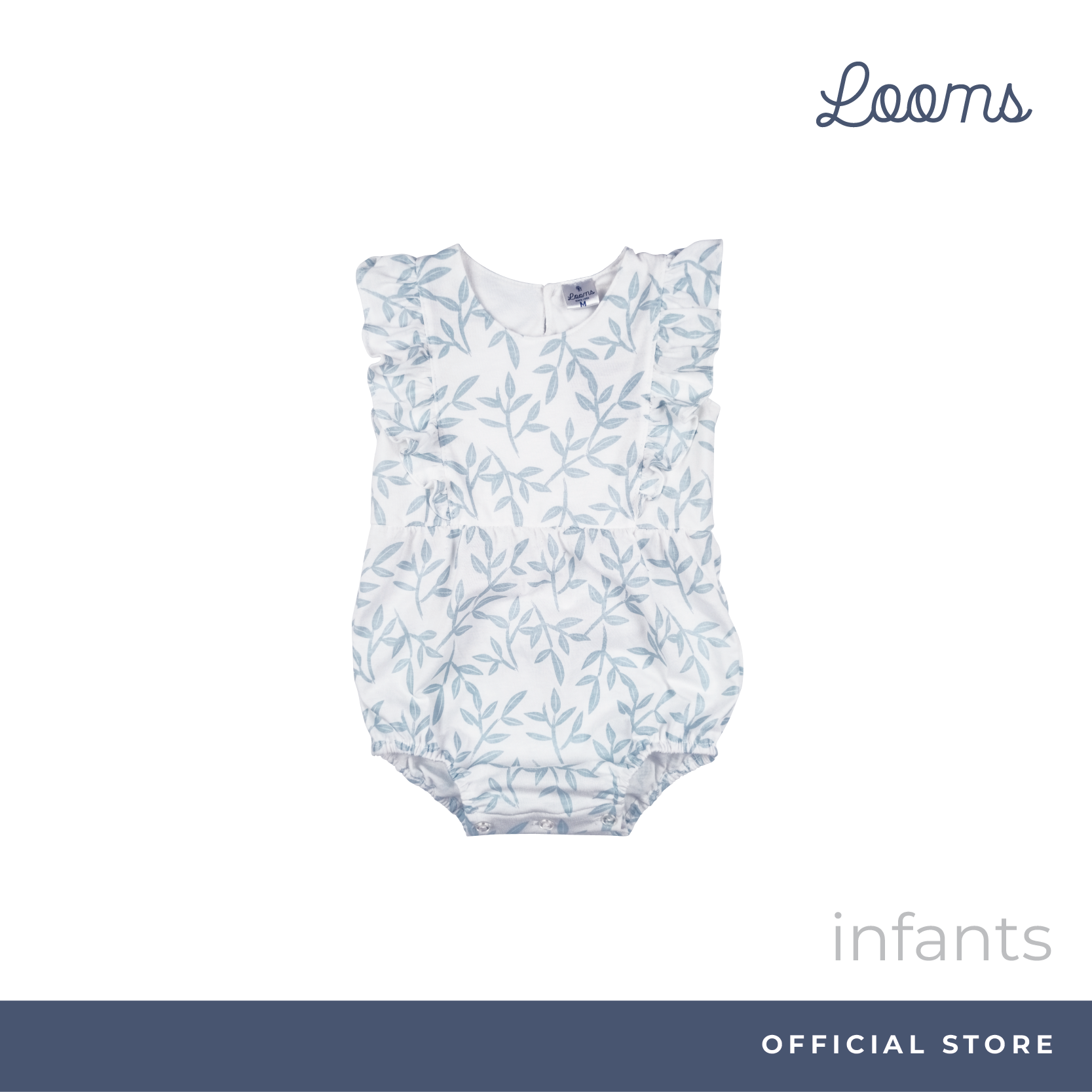 Looms Infants 3-12 months Girls Onesie (Blue) - Savanna Collection ...