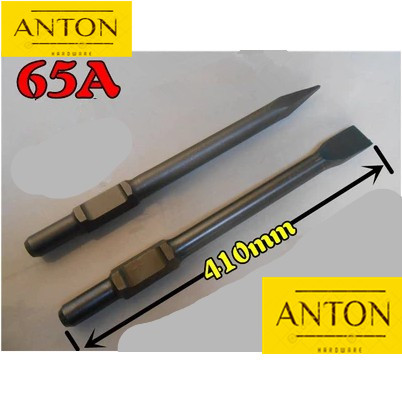 65A type extended electric pick-point chisel flat chisel 30x410mm sharp ...