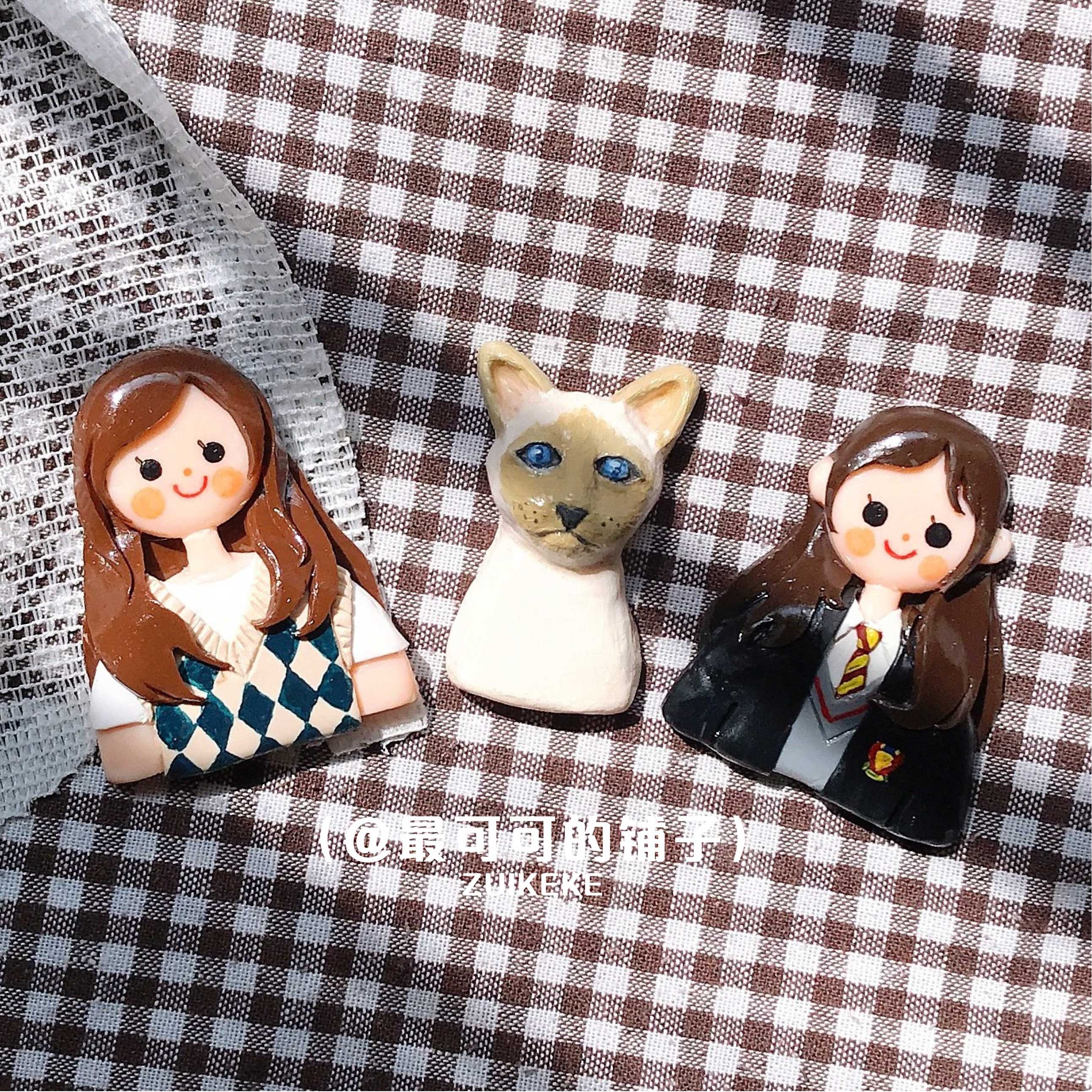 "The most cocoa" single soft ceramic custom refrigerator magnets Tik ...