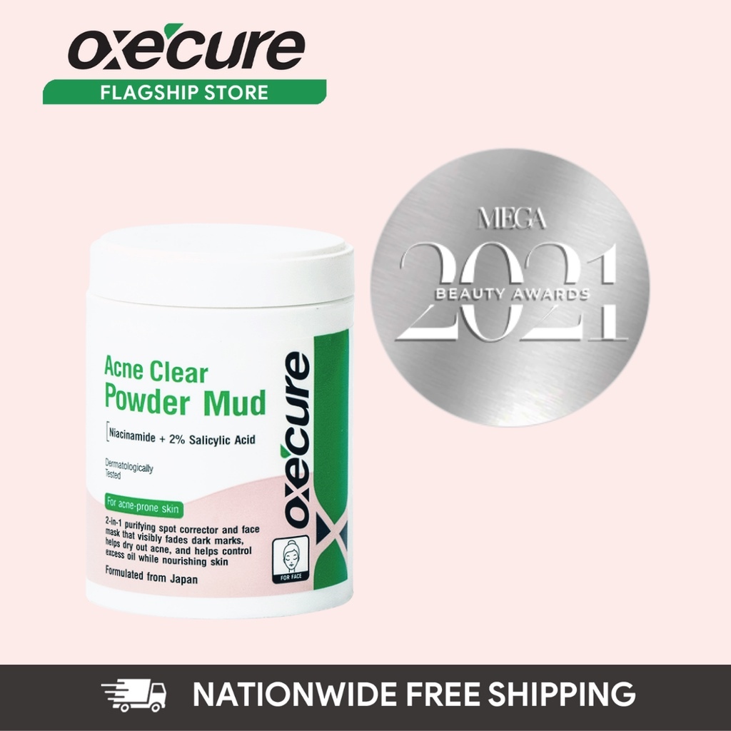 OXECURE Acne Clear Powder Mud 50g | Lazada PH
