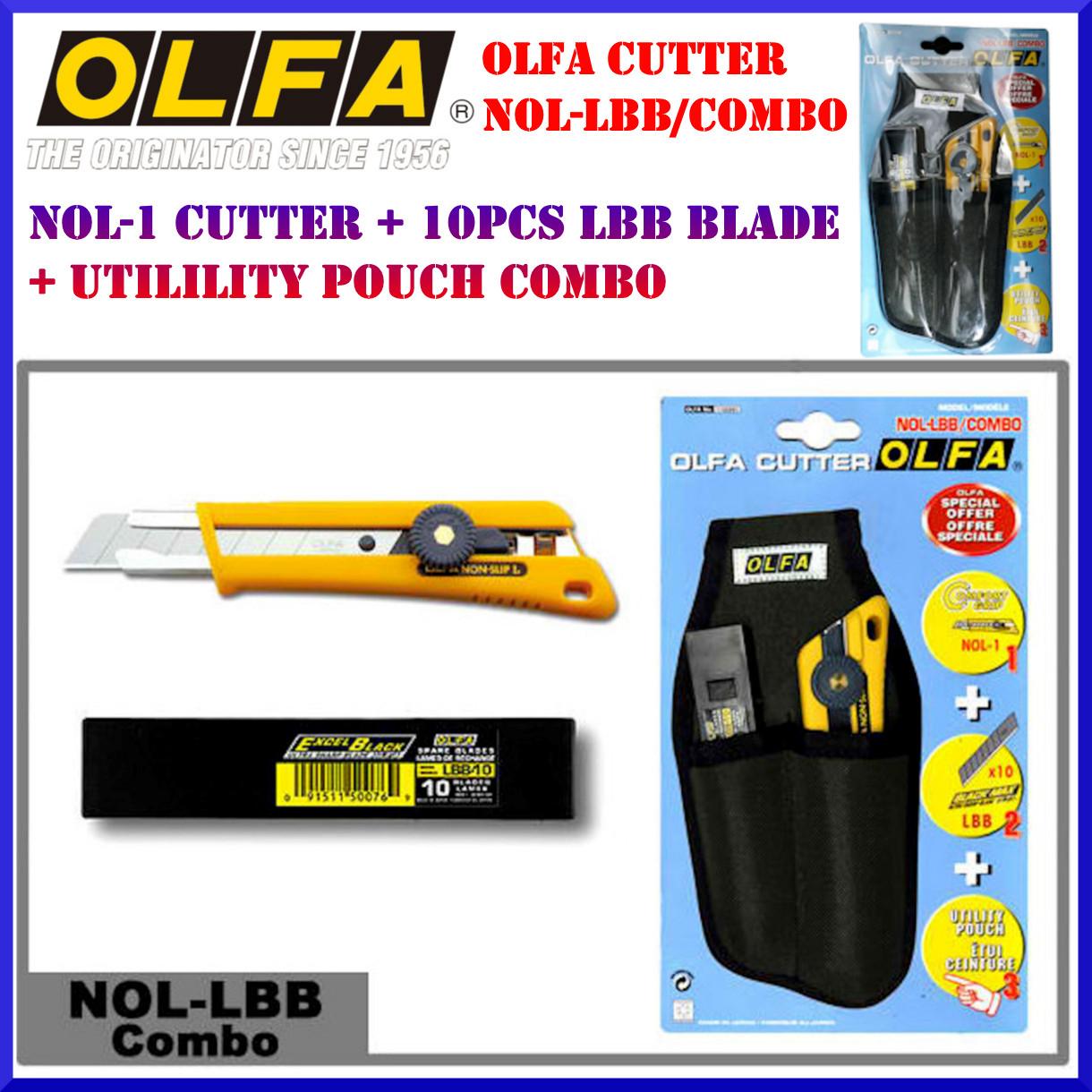 Olfa Cutter NOL-LBB COMBO ( NOL-1 + 10pcs LBB Blade + Utility Pouch) | Lazada PH
