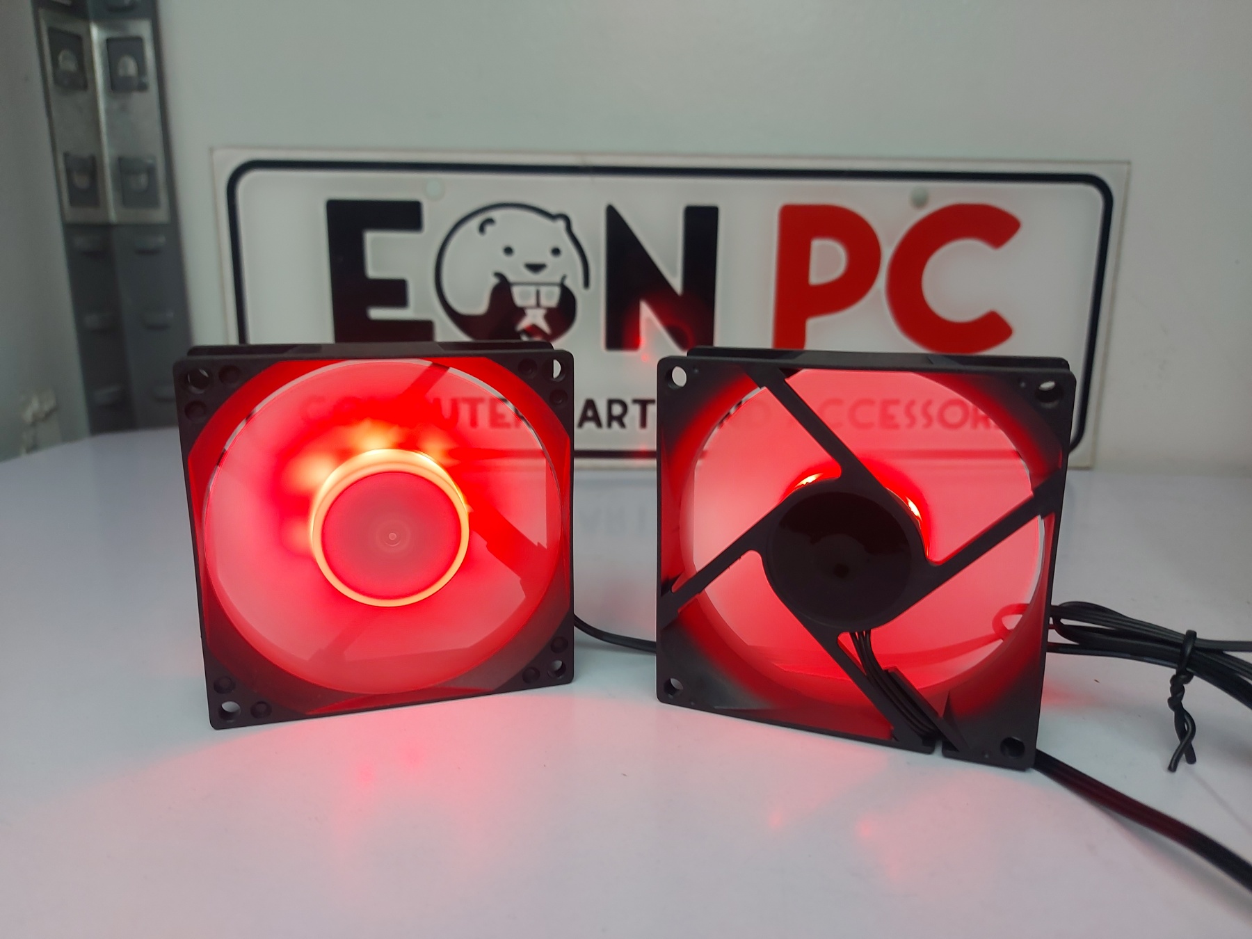 8cm/80mm led fan RGB/RED/GREEN/WHITE/BLUE RPM 1200(FREE SCREWS) | Lazada PH