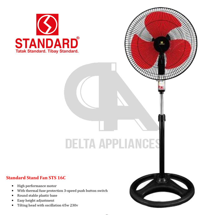 Standard STS 16C / SSM 16 Stand Fan 16" | Lazada PH