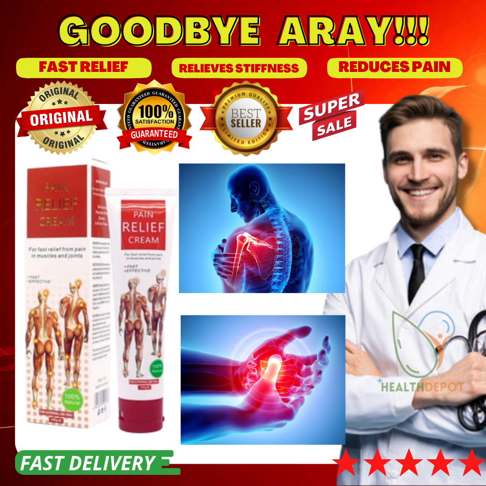 Fast Effective & ORIGINAL PAIN RELIEF CREAM - for fast relief from pain ...