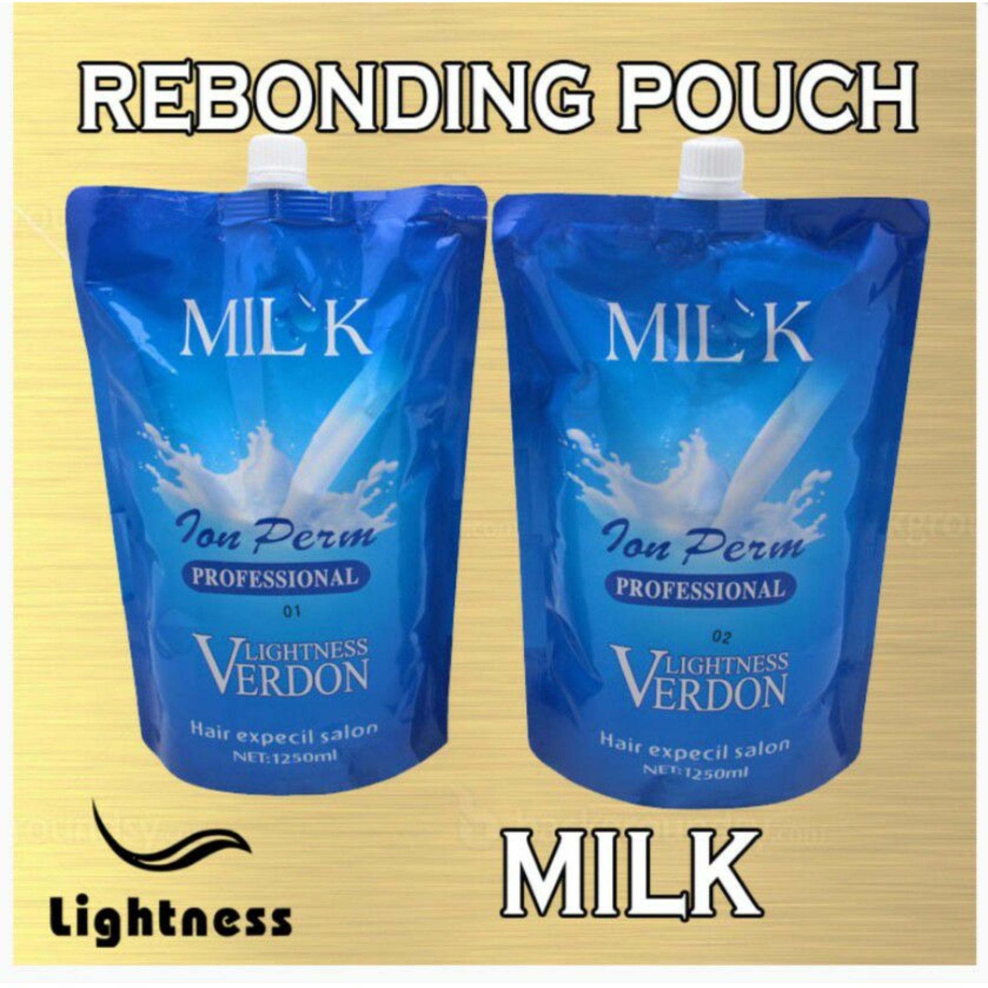 Lightness verdon Milk straight & silky rebonding 1250ml*2 | Lazada PH