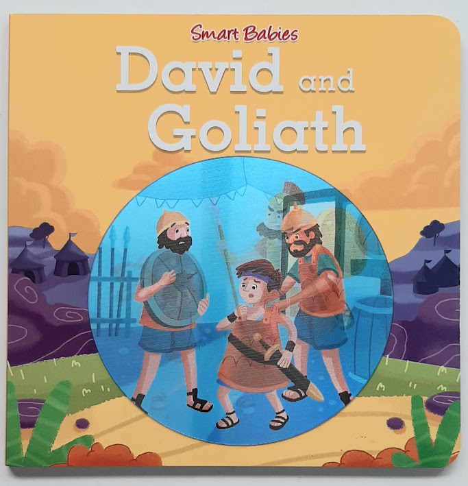 BABY BOOK SMART BABIES BIBLE STORIES with LENTICULAR - DAVID & GOLIATH ...