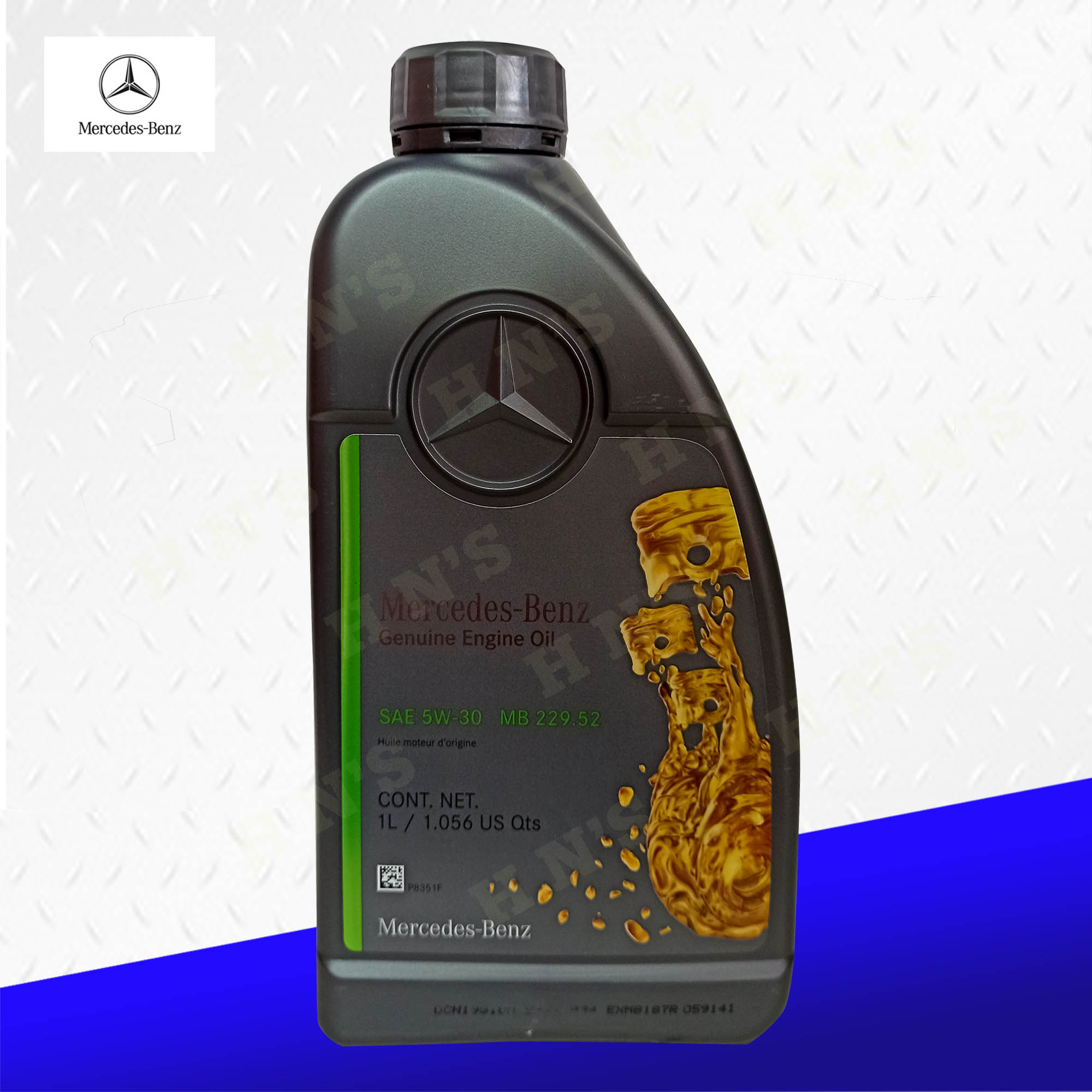 Mercedes Benz Genuine Engine OIl SAE 5W-30 MB 229.52 1L ( 1 Liter ...