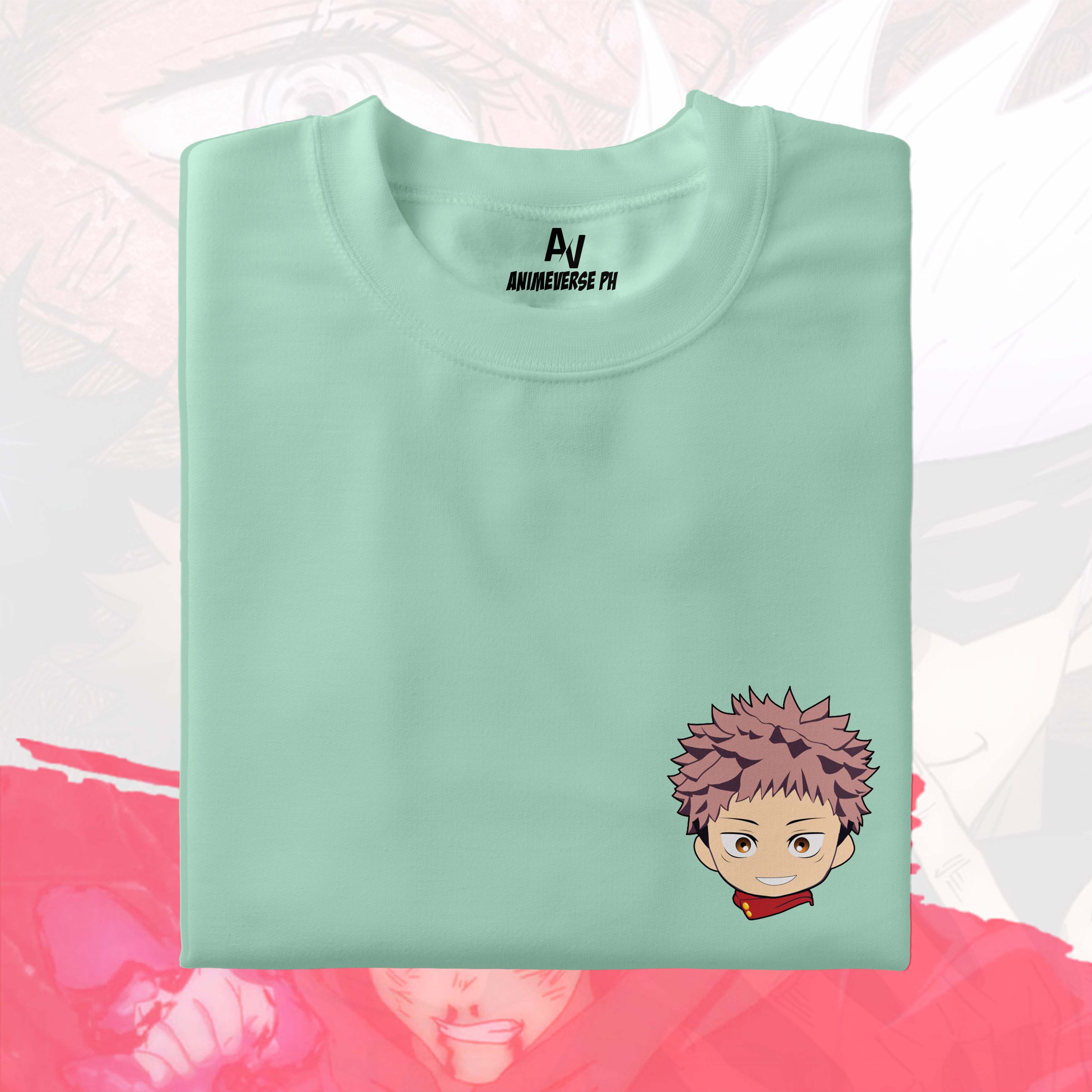 Jujutsu Kaisen - Yuji Itadori Head Chibi Shirt | Lazada PH