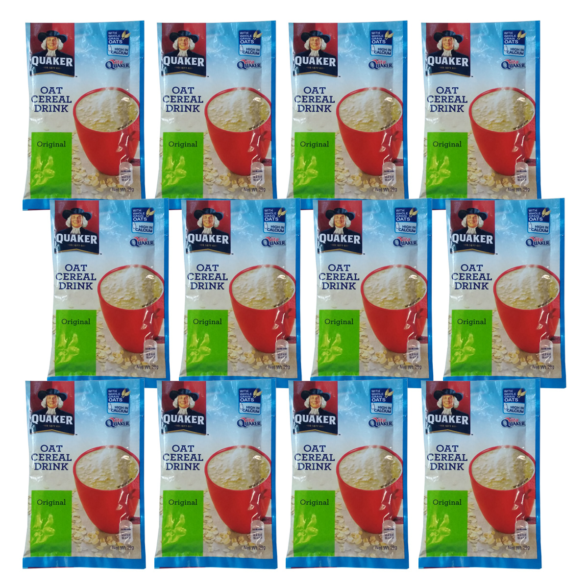 Quaker Oat Cereal Drink Original flavor 29g x 12 Sachet | Lazada PH