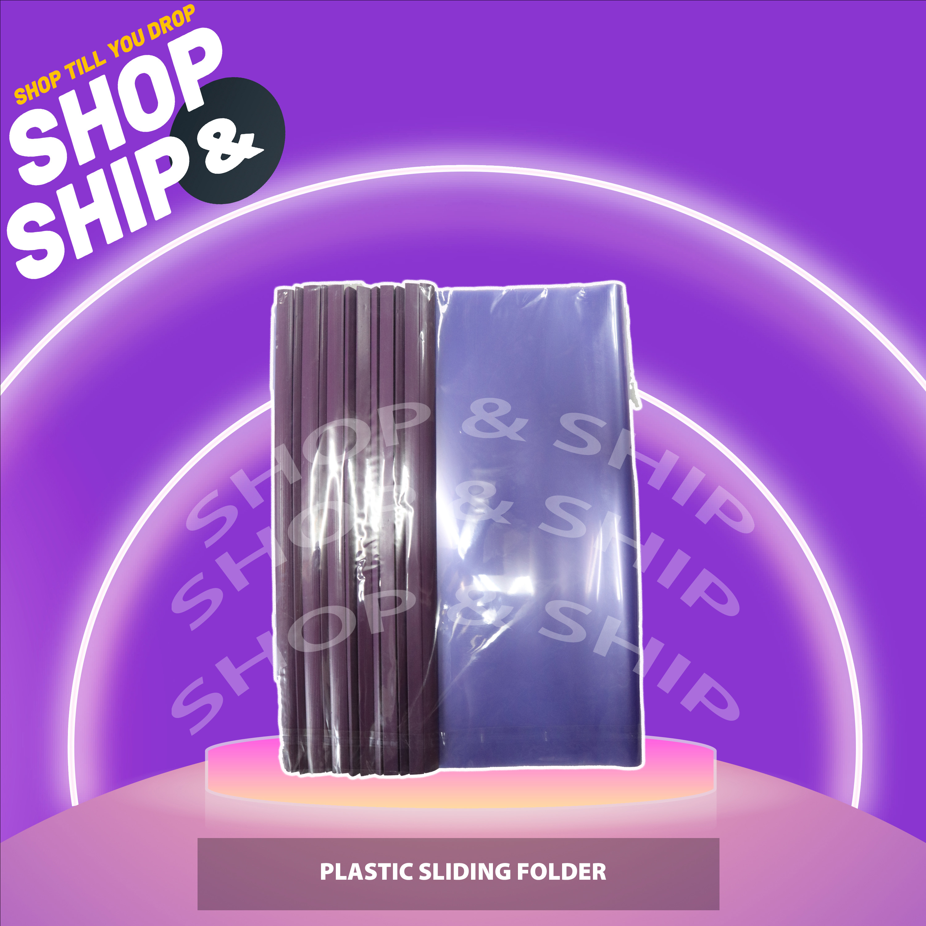 [SHOP 'N SHIP] Plastic Sliding folder 12 pieces A4 size Red | Orange ...