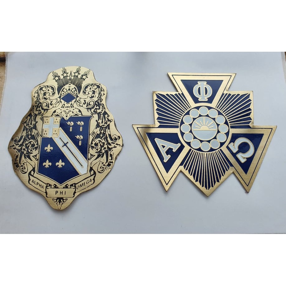 Alpha Phi Omega Emblem Patch (Brass/Tanso) | Lazada PH