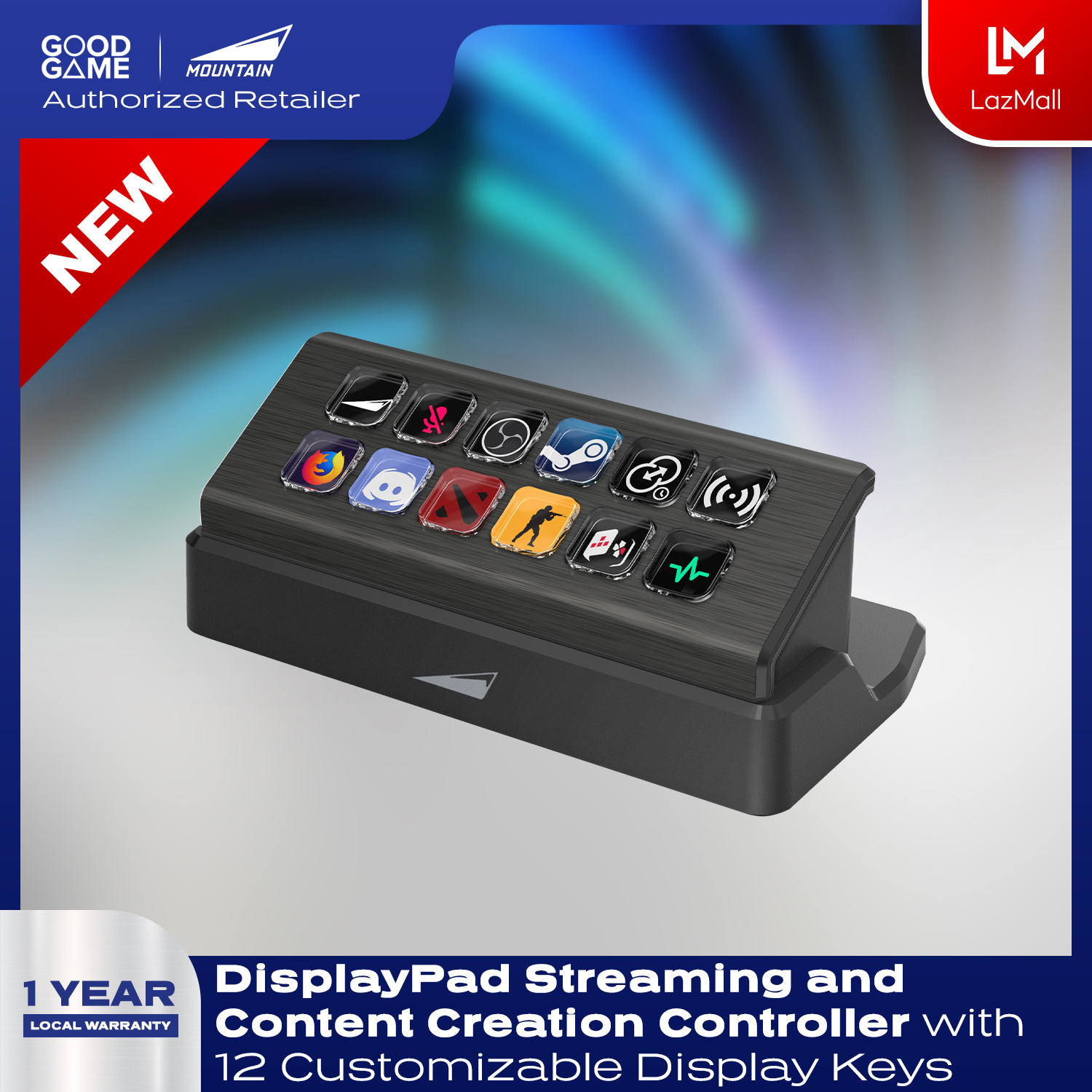 MOUNTAIN DISPLAYPAD - The Streaming and Content Creation Controller ...