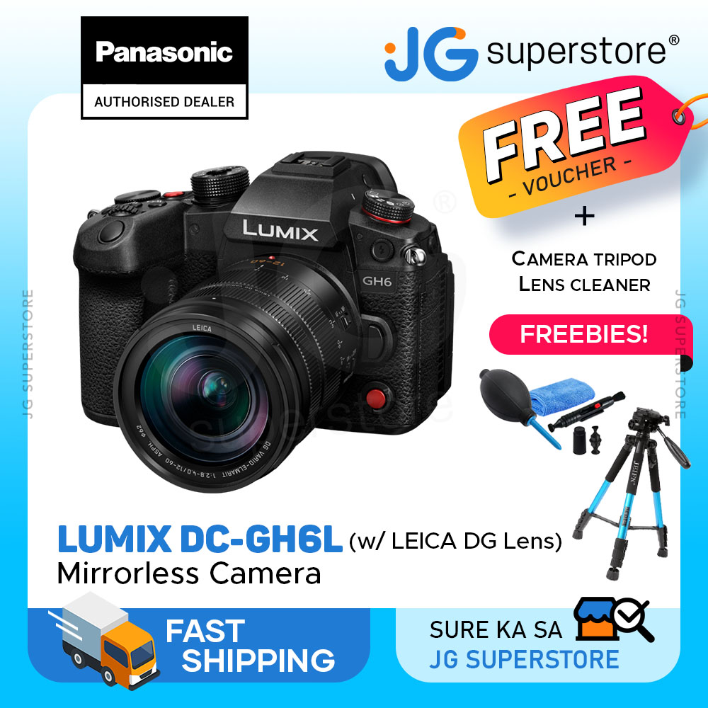 Panasonic Lumix DC-GH6 25.2MP Digital Mirrorless Camera with 12-60mm Leica DG Lens | JG ...