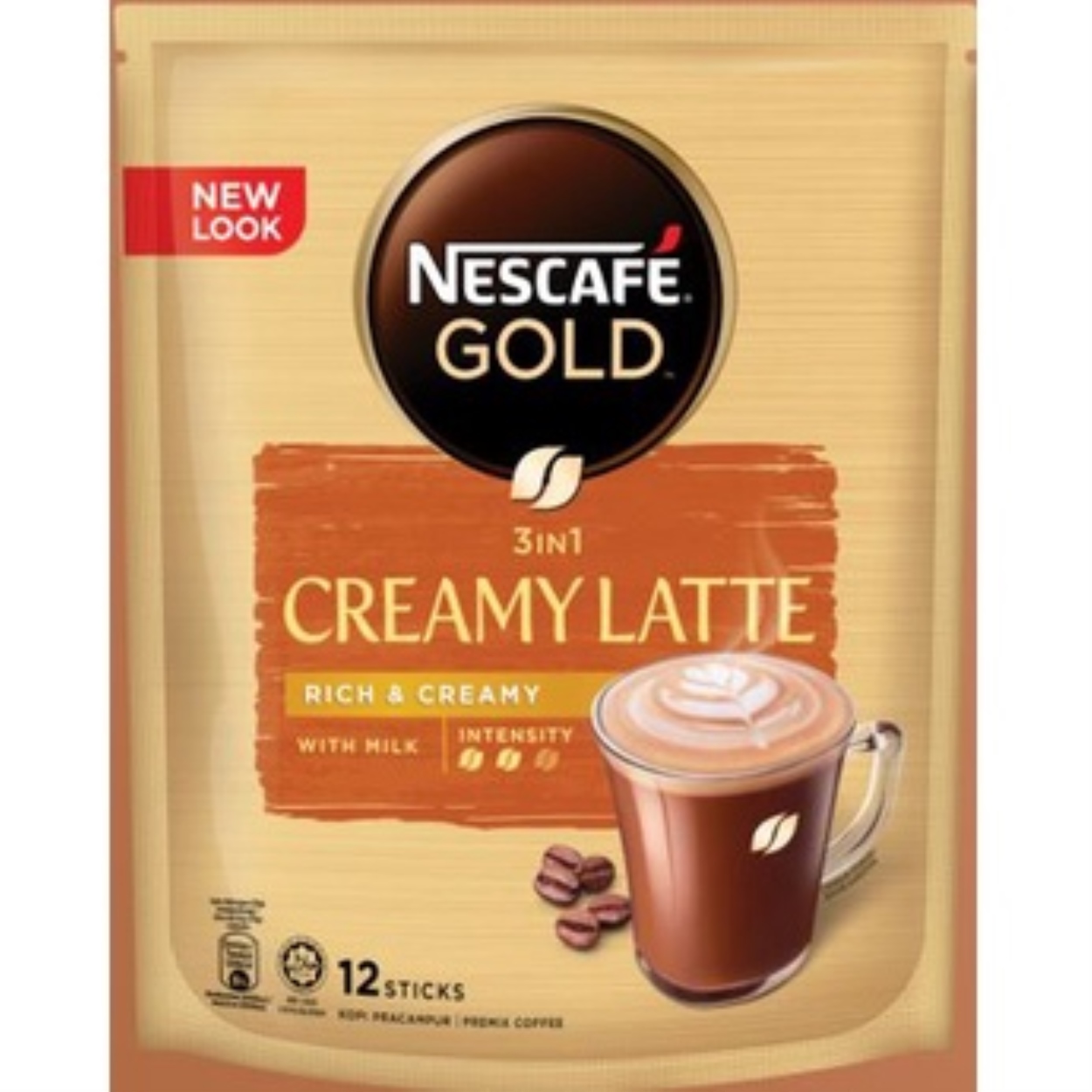 Ready Stock! Nescafe Gold 3 in 1 - Flat White/ Creamy Latte / Dark ...