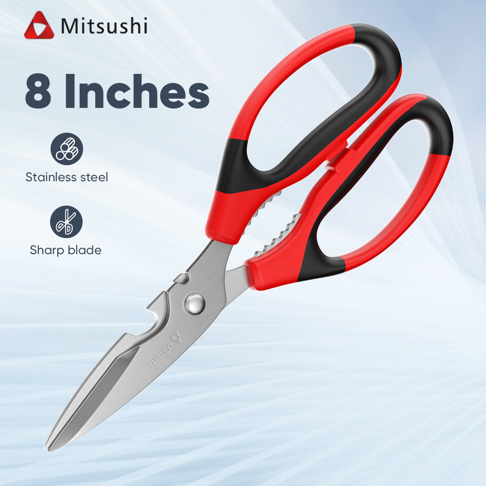 Mitsushi SK5 Kitchen Scissors Steel Kitchen Scissors Multipurposes ...