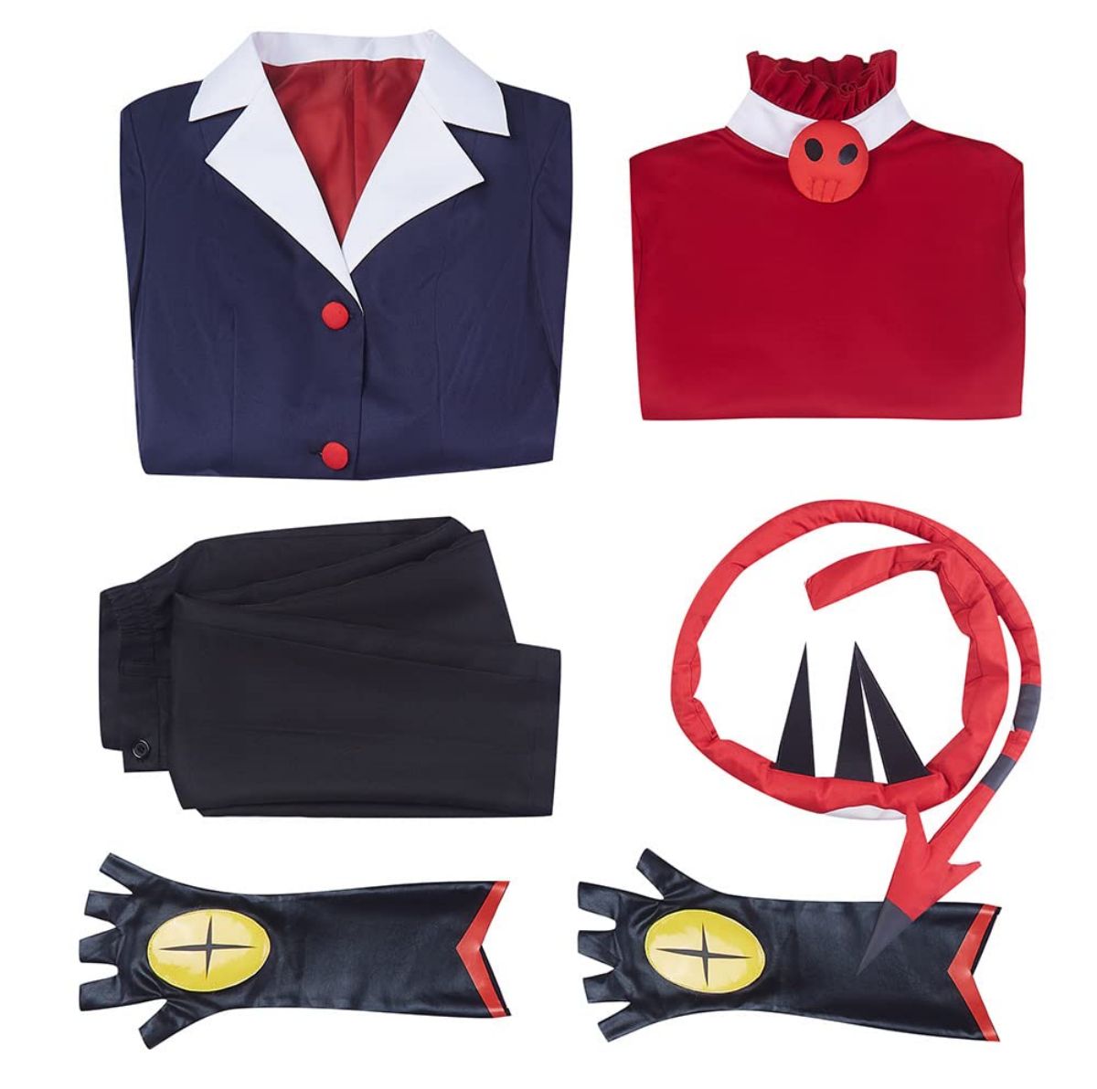 Anime Hazbin Hotel outfit Helluva Boss Blitzo Cosplay Costume Halloween ...