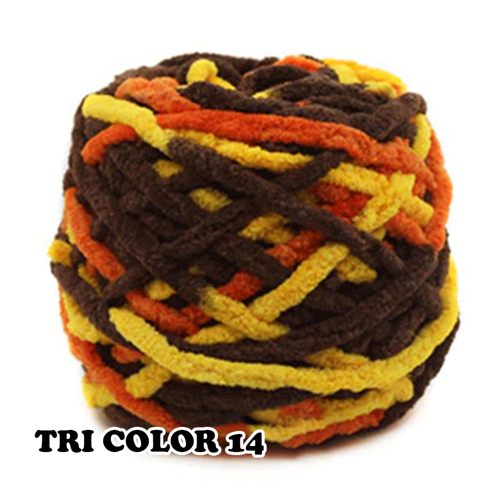 Multi-Color fluffy yarn, Cashmere Wool Yarn Tri Color and Quad Color ...