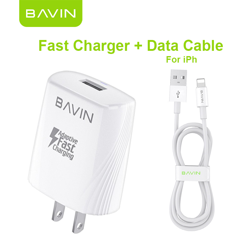 BAVIN PC586 QC3.0 Fast Charger Max Qualcomm USB Wall Charger for Micro / Type-C /Iph | Lazada PH