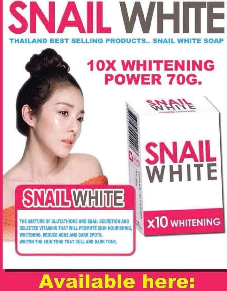 Beauty Planet 101%AUTHENTIC Thailand Made Snail White X10 Whitening Bar Soap 70g | Lazada PH
