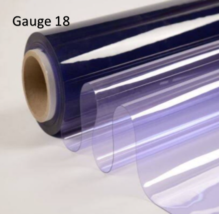 PVC Clear Film Thick Multi-purpose Plastic Cover Shield Sold per Yard ...