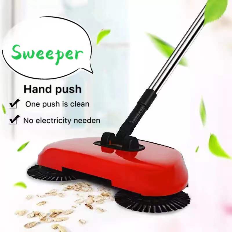 3 in 1 Multi-function Household Cleaning Lazy Hand Push Sweeper Broom ...
