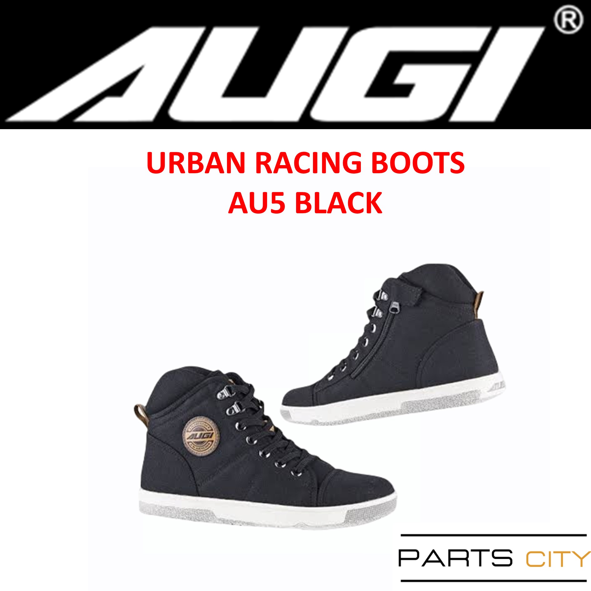 AUGI Urban Racing Boots AU-5 Black | Lazada PH