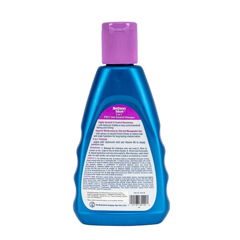Selsun Blue 2in1 Anti dandruff Shampoo with Conditioner 120ml | Lazada PH