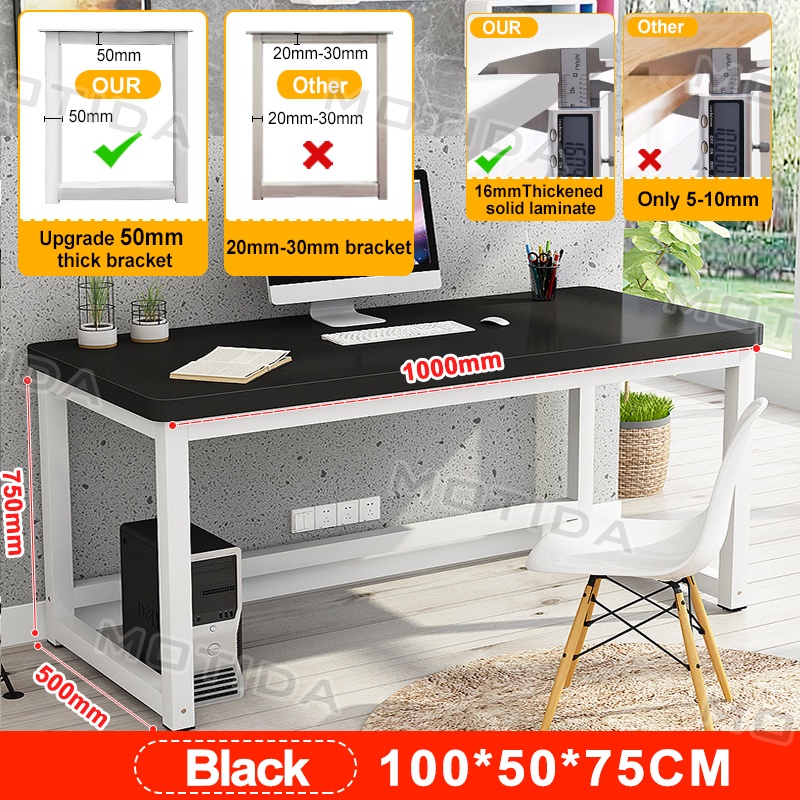 Wooden Computer Desk Office Table Laptop Table Study Table Dining Table ...