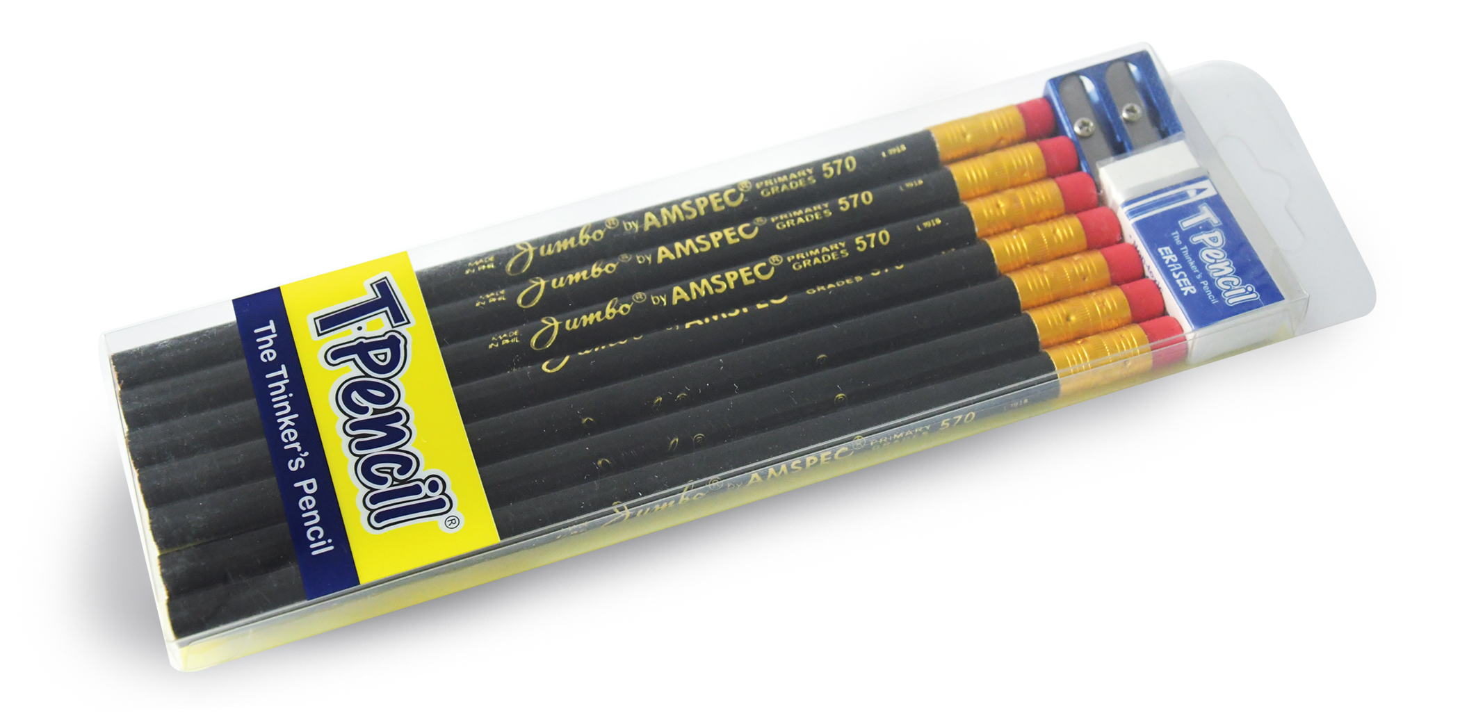 T-Pencil Black Jumbo Amspec School Case Set | Lazada PH