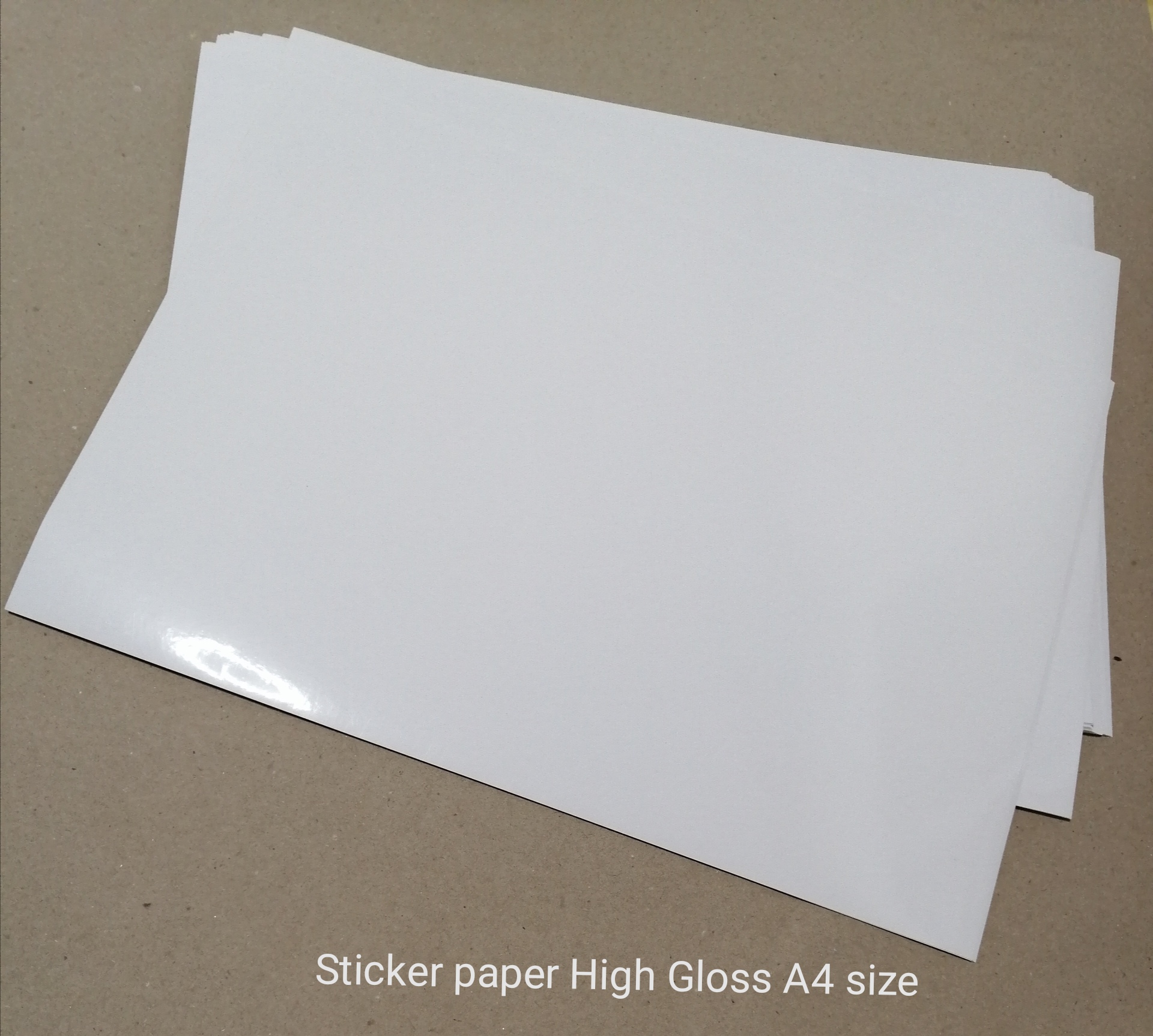 25pcs A4 SIZE Printable Sticker paper Satin/High Gloss | Lazada PH