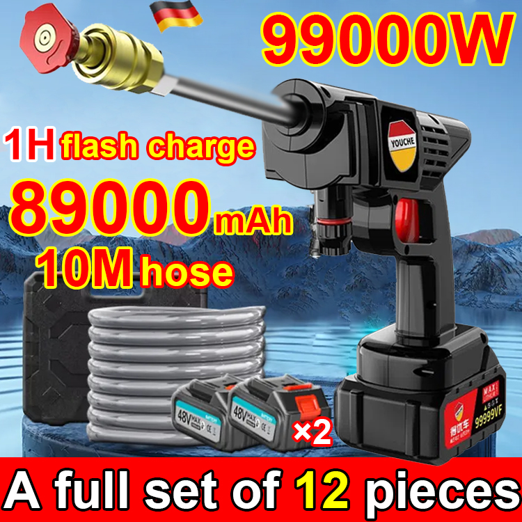 【free shipping 2 batteries】Zhonghui portable water pressure washer two ...