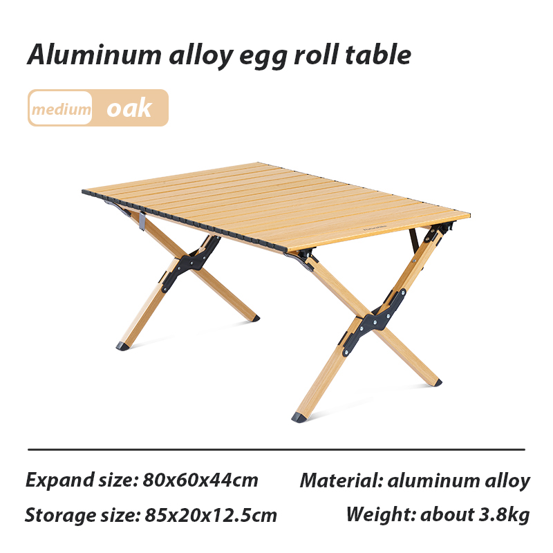 Naturehike Foldable Table Aluminum Alloy Egg Roll Table Portable ...