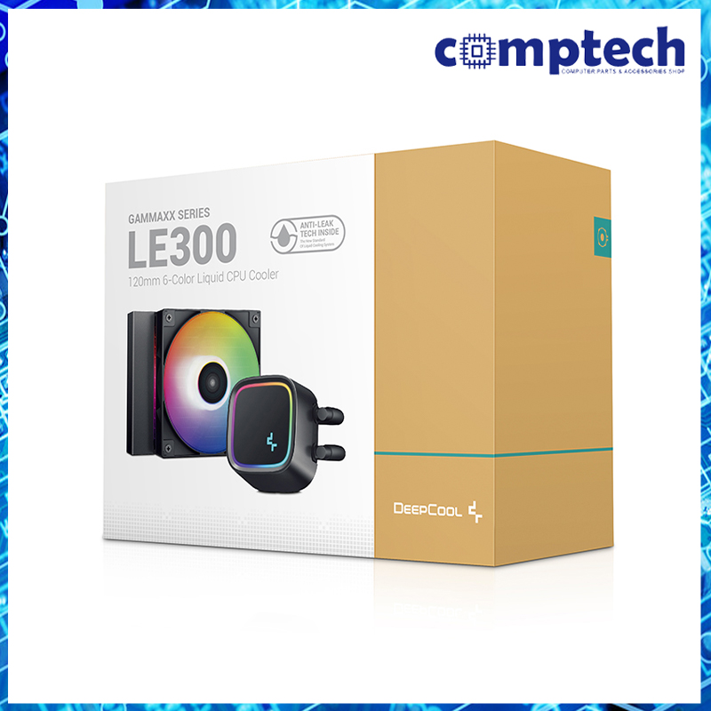 Deepcool LE3001x 120mm , LE500 2x 120mm - AIO CPU Cooler with Anti-Leak Technology, 6 Color LED ...