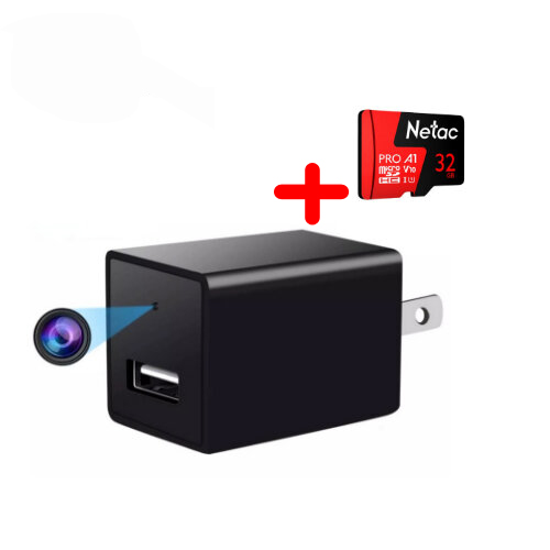 【Cod】Mini Camera Wireless Cameras-Video Recording Usb Wall Charger ...